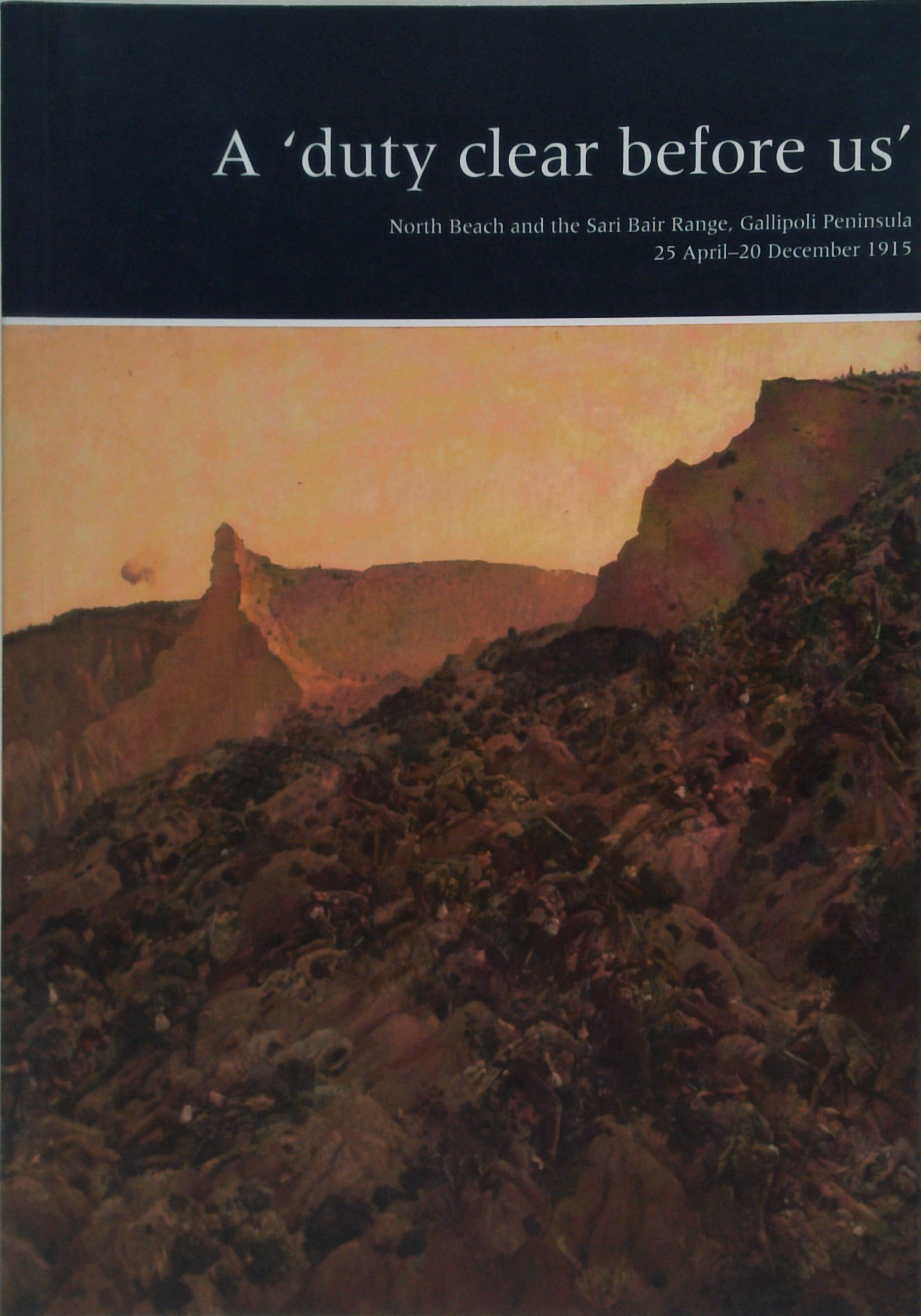 A 'Duty Clear Before Us': North Beach And The Sari Bair Range ...