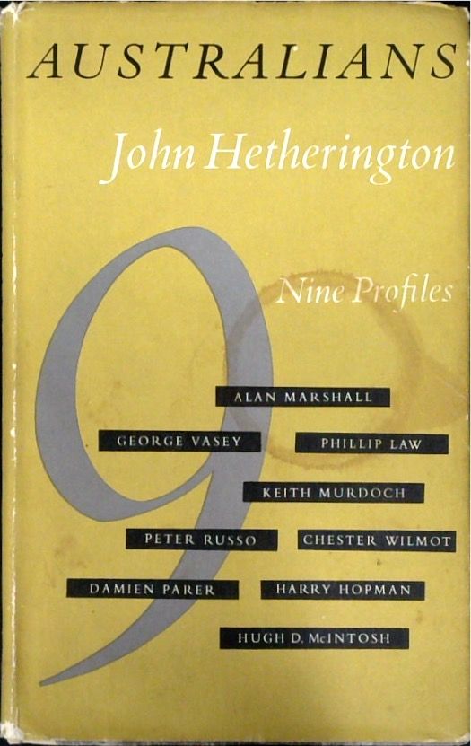 Australian. Nine Profiles – Book Grocer