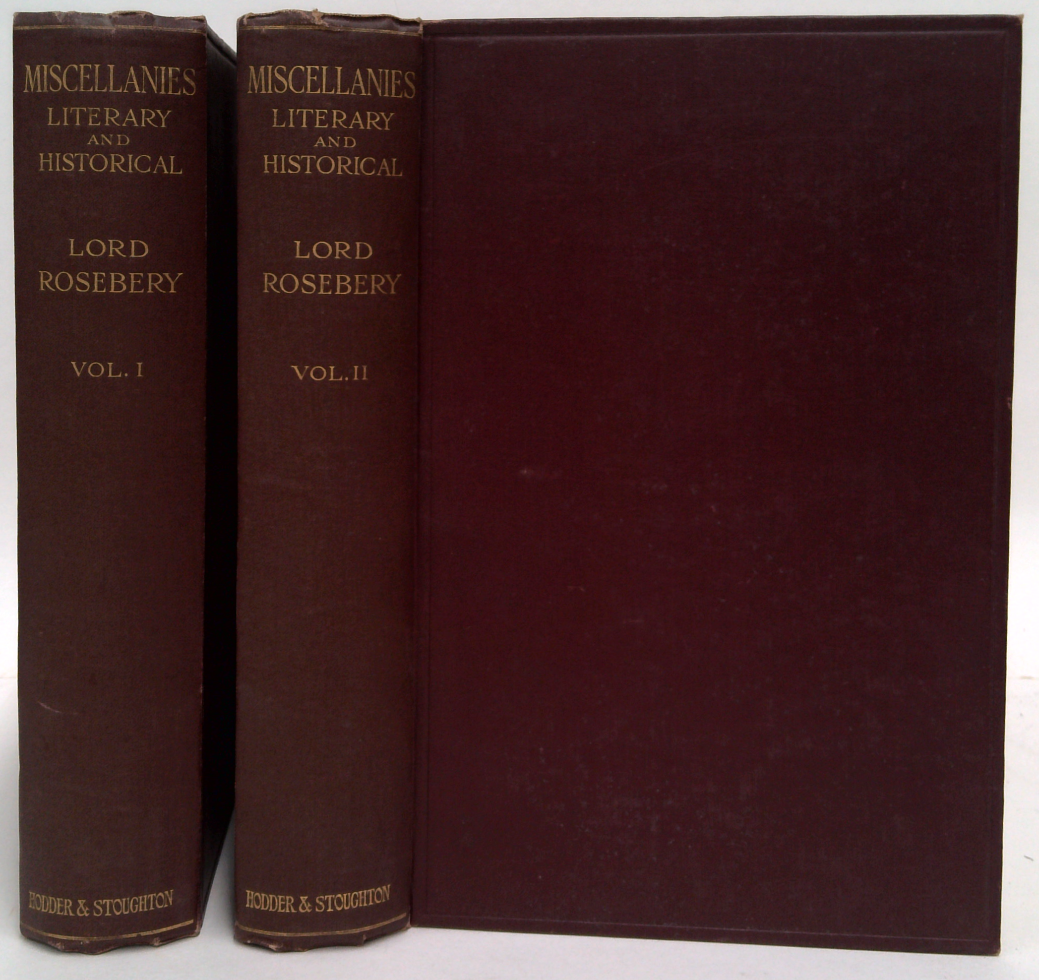 Miscellanies: Literary & Historical (Two-Volume Set) – Book Grocer
